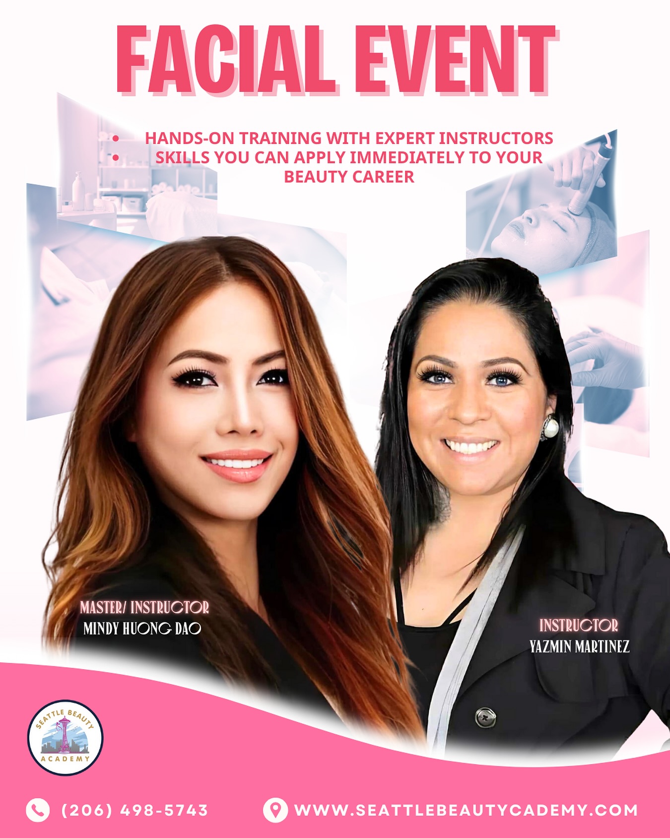 Facial Event at Seattle Beauty Academy – January 17 - Seattle Beauty ...